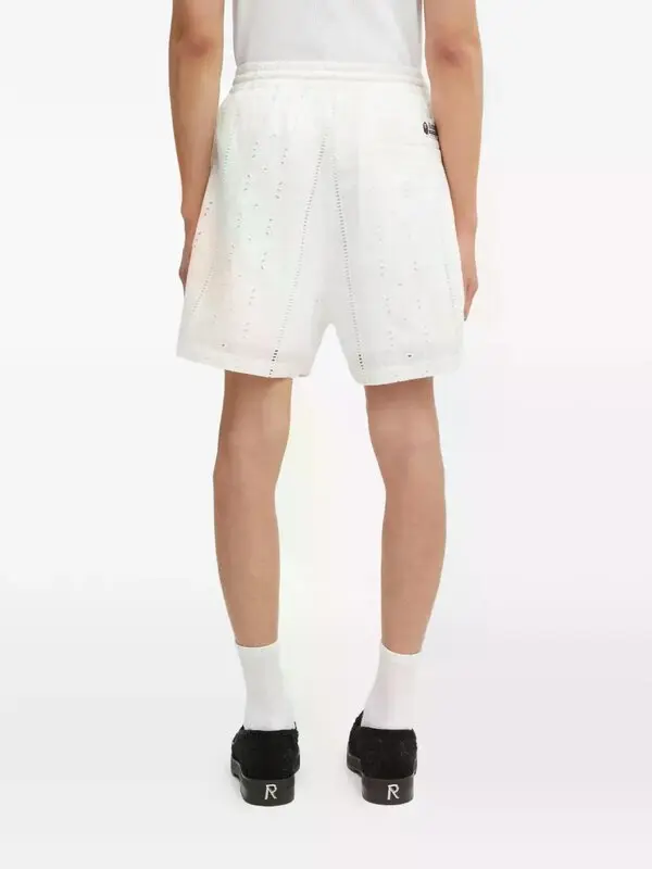 A BATHING APE Broderie-anglaise Drawstring Shorts