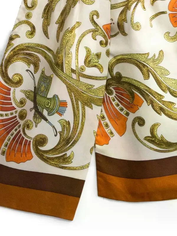Hermès 1980s Cheval Turc Silk Scarf