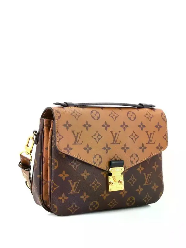 LOUIS VUITTON Pochette Metis Reverse Monogram Canvas - Brown