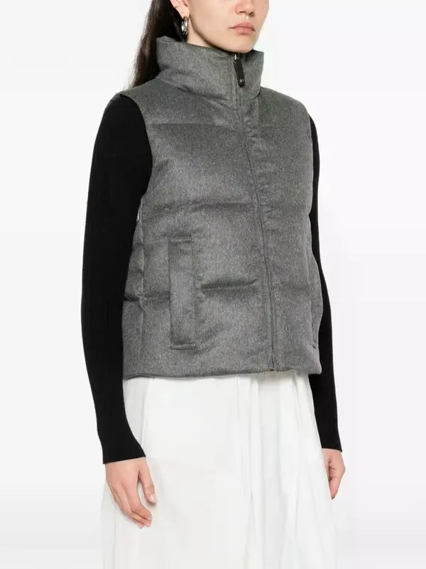 Max Mara Zipped Puffer Gilet