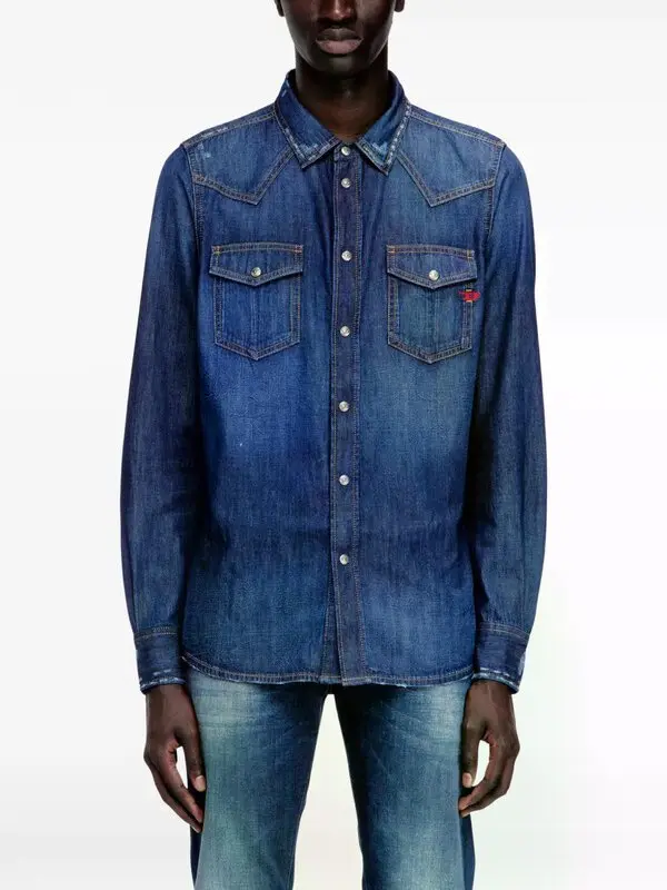 DIESEL® D-vega Denim Shirt - Blue