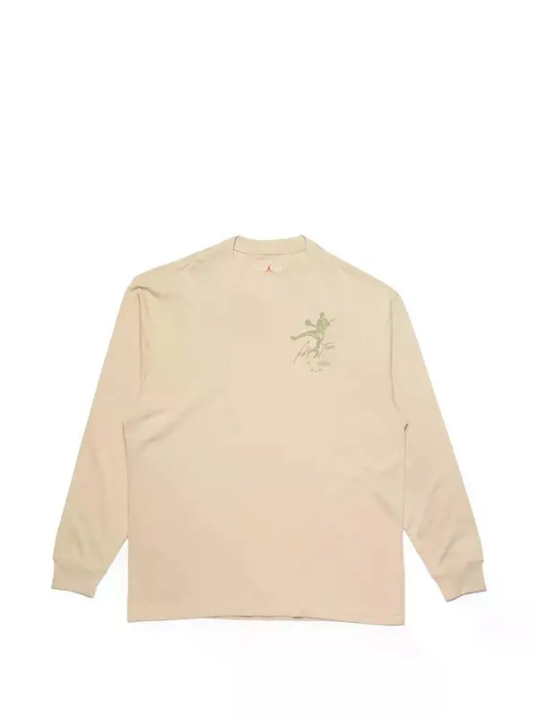 JORDAN Flight Heritage 85 Graphic Crew-neck T-shirt - Neutrals