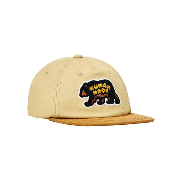 HUMAN MADE 5 Panel Twill Cap - Cream