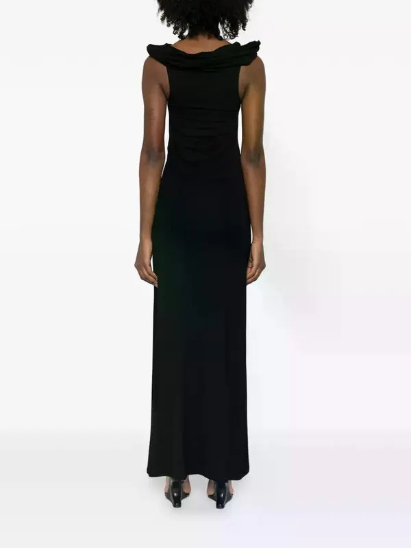 COWBOYS OF HABIT Off-shoulder Cutout Maxi Dress
