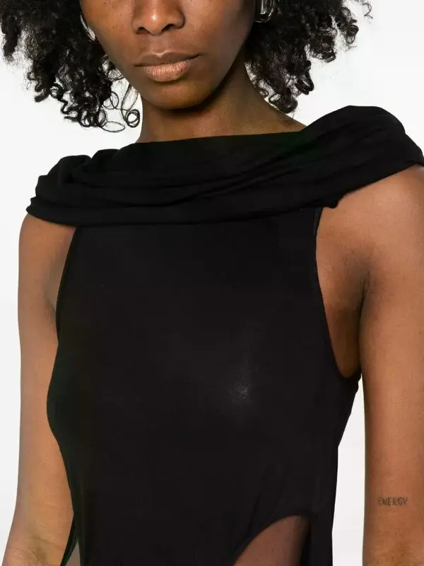 COWBOYS OF HABIT Off-shoulder Cutout Maxi Dress