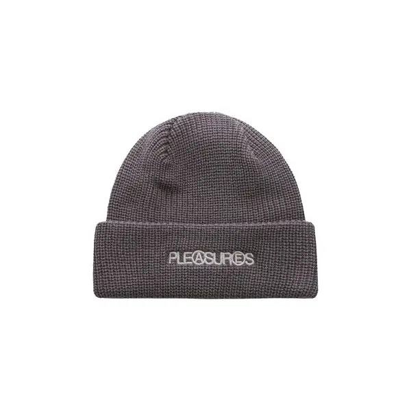 PLEASURES Zine Beanie - Grey