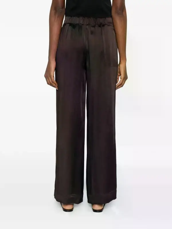 LIBEROWE Pleated Front Palazzo Trousers