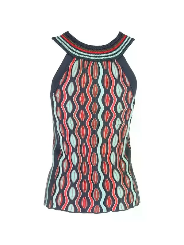Missoni Knit Cotton Halter Top