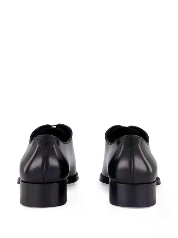 TOM FORD Lace-up Leather Oxford Shoes - Black