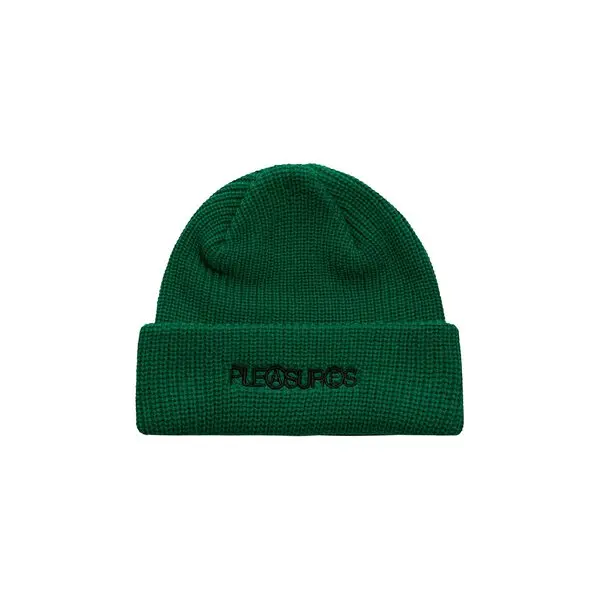 PLEASURES Zine Beanie - Green