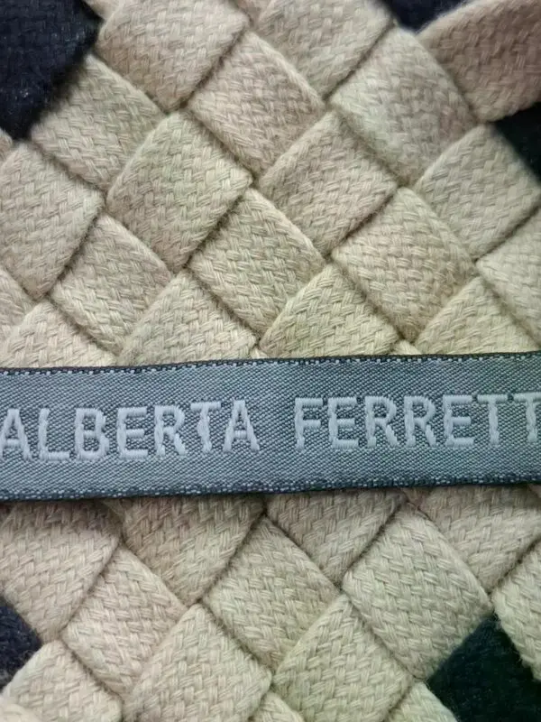 Alberta Ferretti Fringed Woven Top
