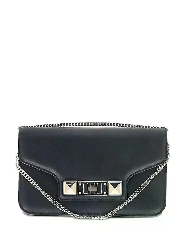 Proenza Schouler Ps11 Chain Calfskin Wallet - Black
