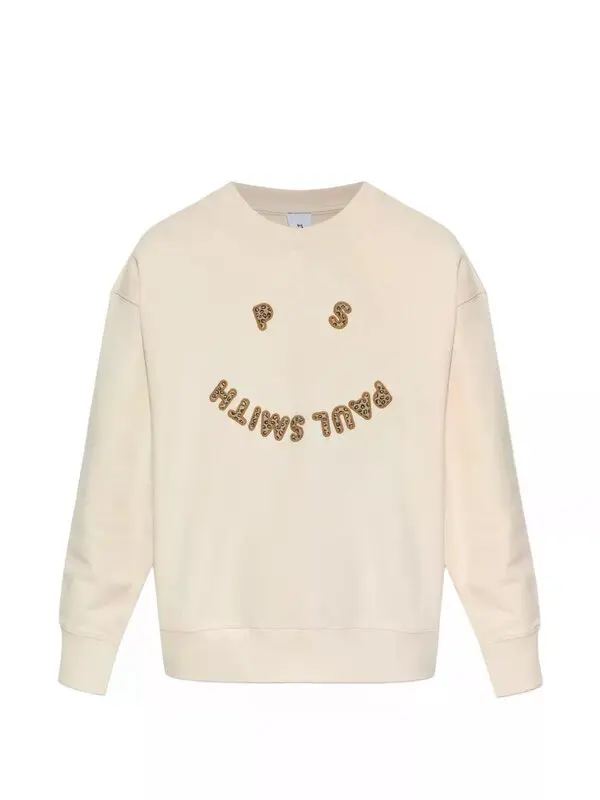 Paul Smith Logo-lettering Sweatshirt - Neutrals