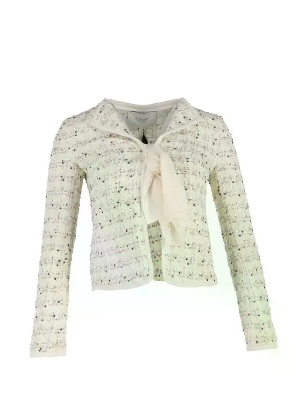Giambattista Valli Bouclé Bow Jacket