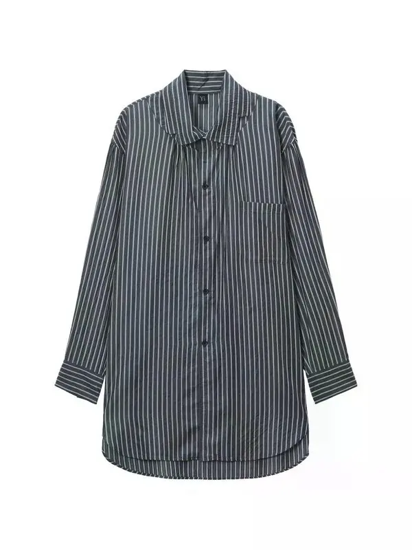 Y’s Striped Chest-pocket Shirt