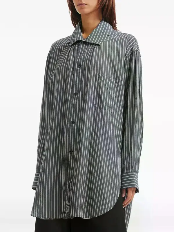 Y’s Striped Chest-pocket Shirt