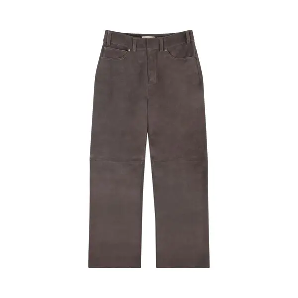 ENTIRE STUDIOS Leather Straight Leg Pant