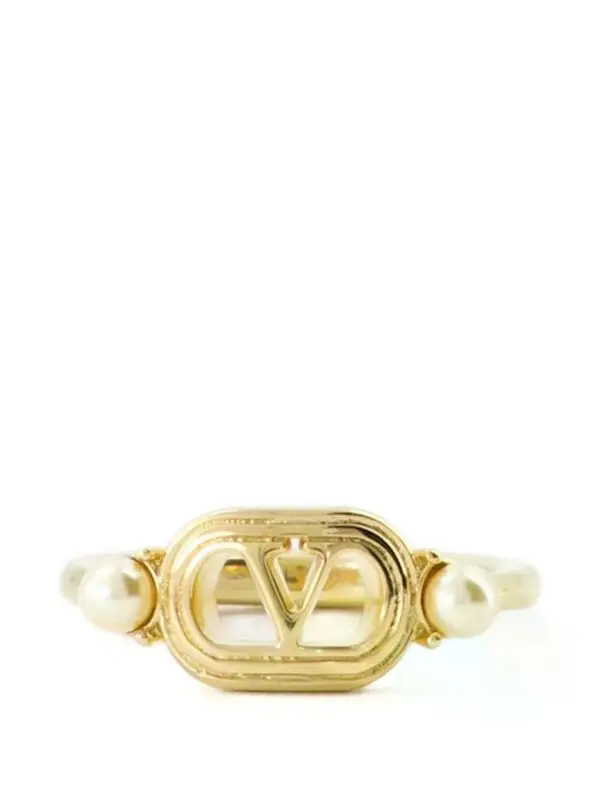 Valentino Garavani Vlogo Ovalette Ring - Gold