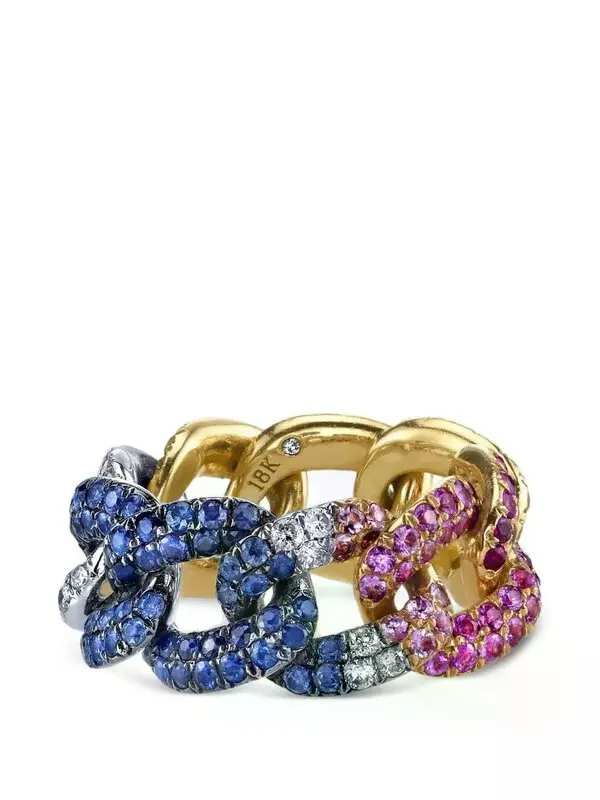 Shay Diamonds Rainbow Ring - Gold