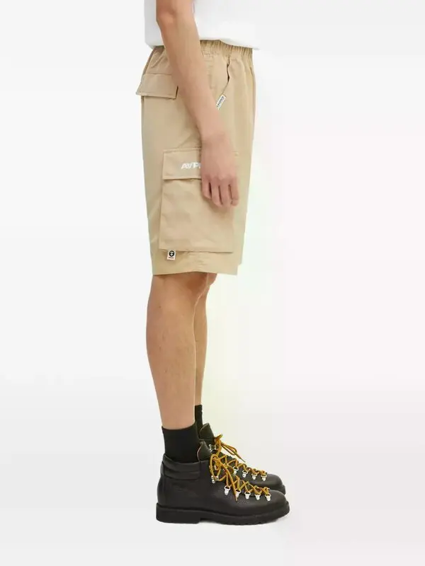 AAPE BY *A BATHING APE Cargo-pocket Elasticated-waistband Shorts