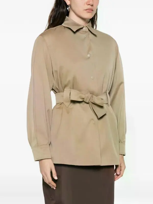 Max Mara Belted Fitted Jacket