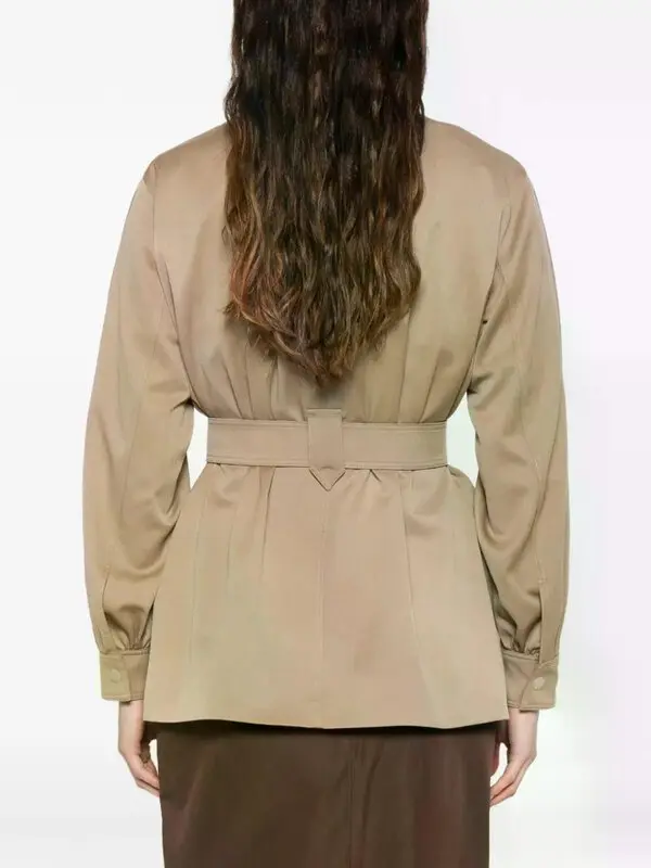 Max Mara Belted Fitted Jacket