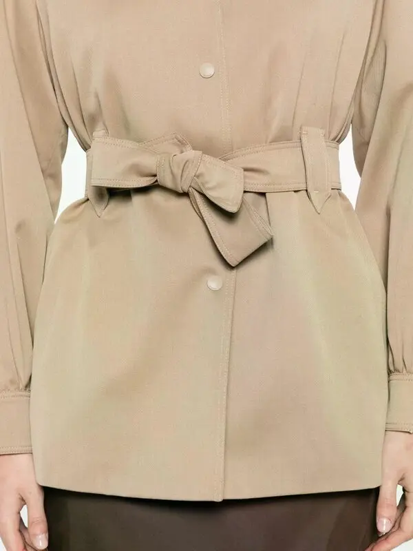 Max Mara Belted Fitted Jacket