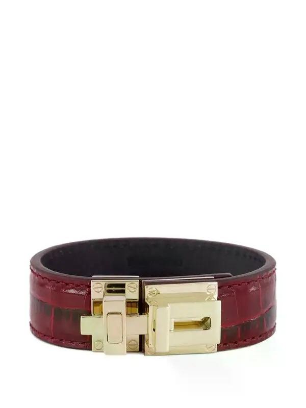 TOM FORD Leather Bracelet - Red