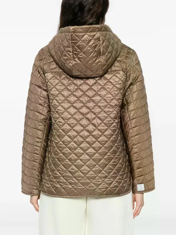 Max Mara Quilted Zip-up Jacket