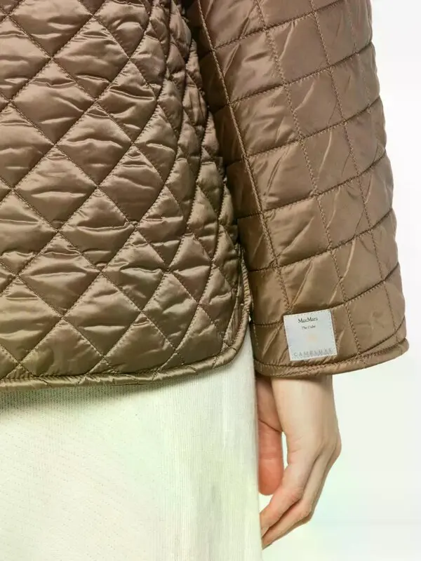 Max Mara Quilted Zip-up Jacket