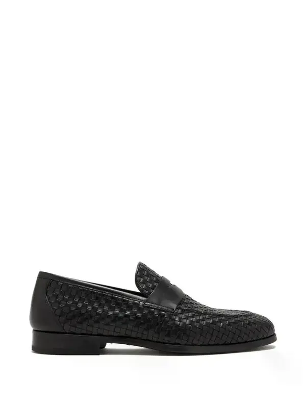 Magnanni Woven Penny Loafers