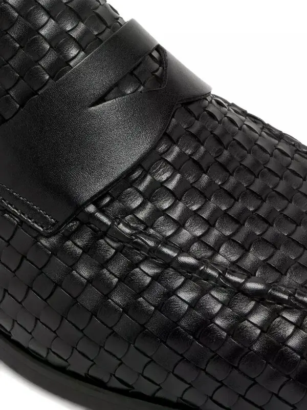 Magnanni Woven Penny Loafers