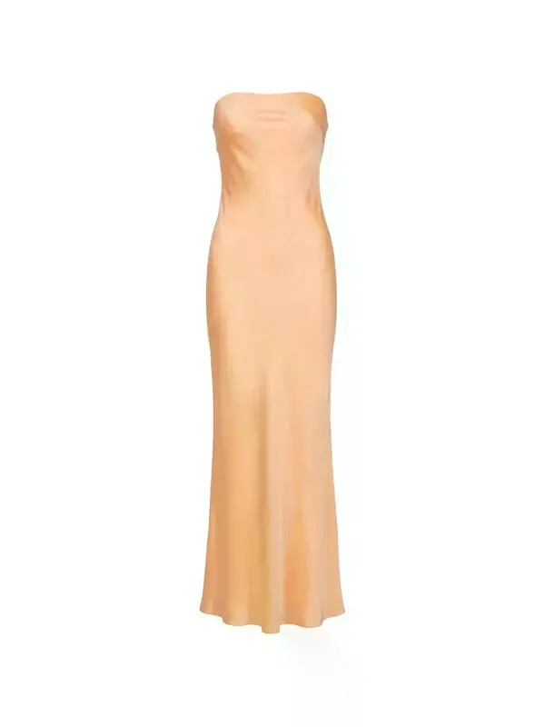 FORTE_FORTE Strapless Maxi Dress - Orange