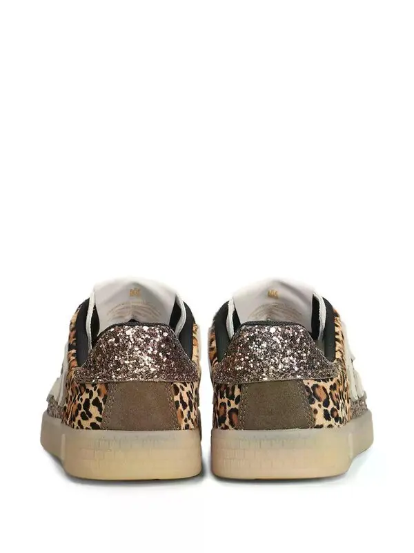 Amiri Animal-print Lace-up Sneakers - Brown