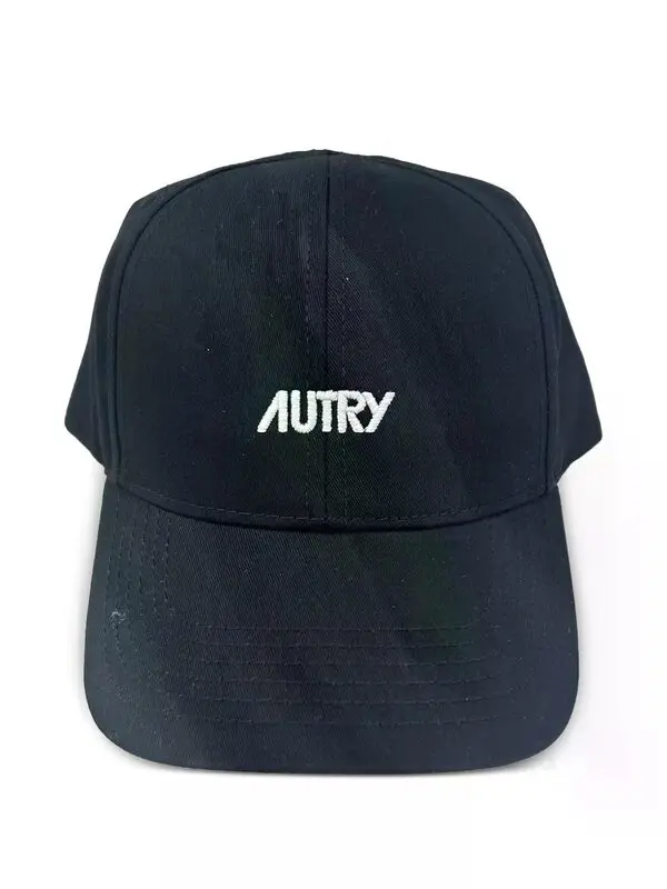 AUTRY Embroidered Logo Baseball Cap - Black