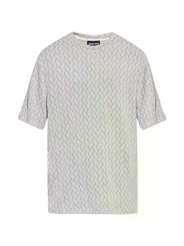 Giorgio Armani Geometric-patterned T-shirt