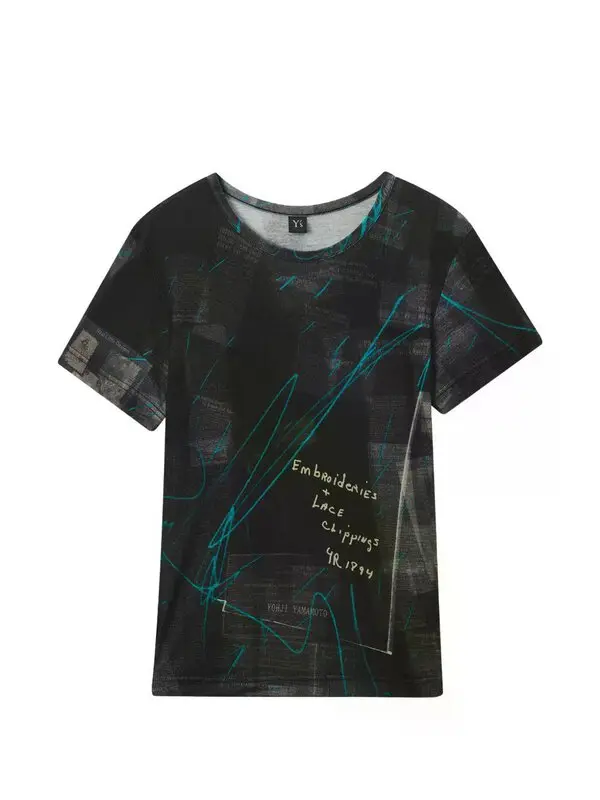 Y’s Printed Crew-neck T-shirt