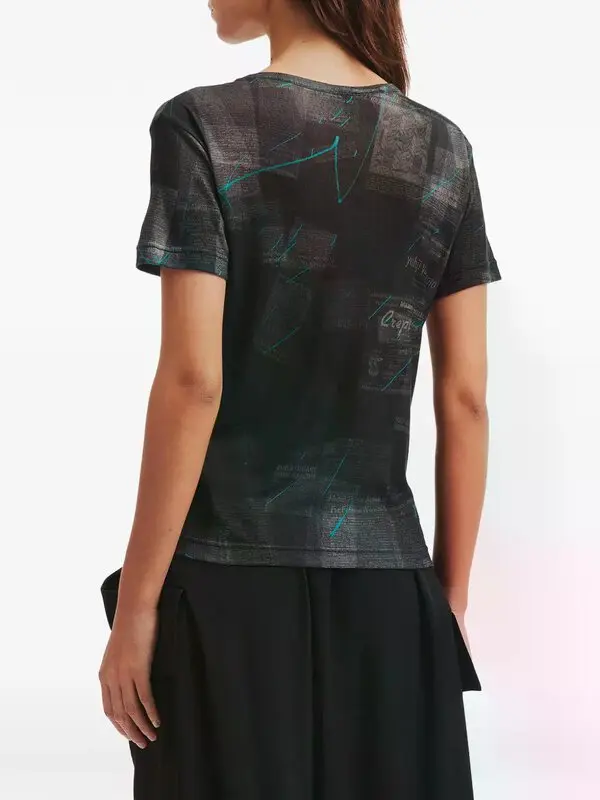 Y’s Printed Crew-neck T-shirt