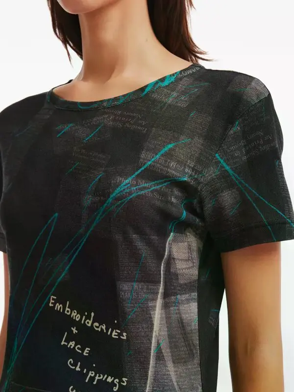 Y’s Printed Crew-neck T-shirt