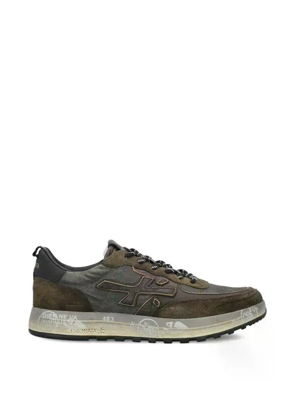 Premiata Appliqués Lace-up Sneakers