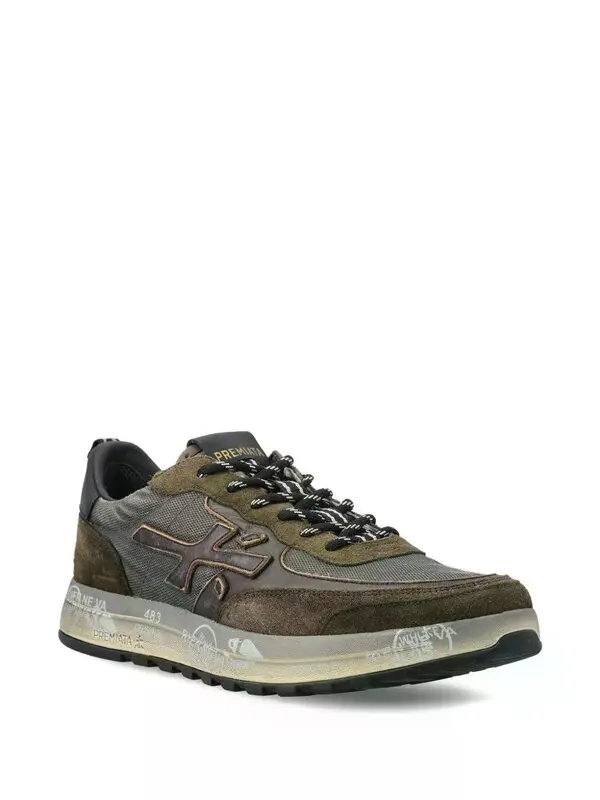 Premiata Appliqués Lace-up Sneakers