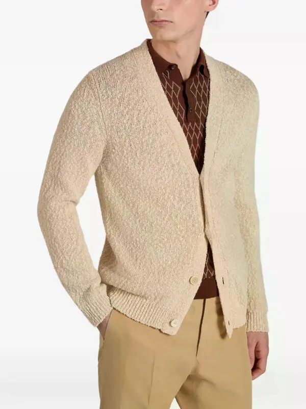 ZANONE Textured Cotton Cardigan