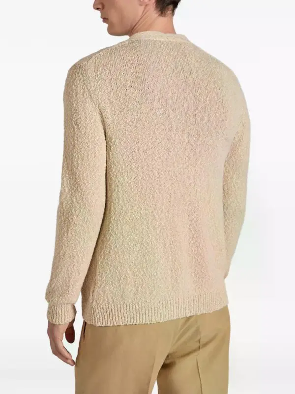 ZANONE Textured Cotton Cardigan