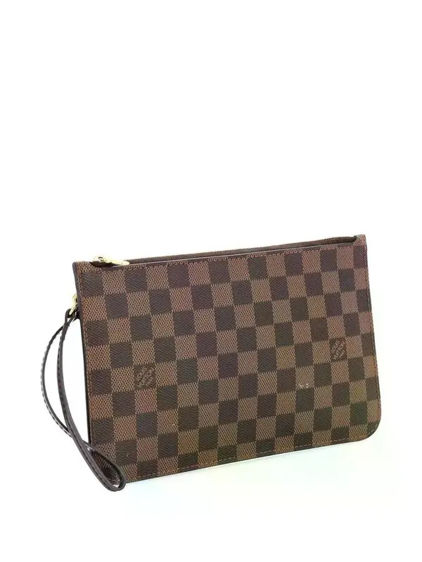 LOUIS VUITTON Neverfull Pochette Damier Large Pouch