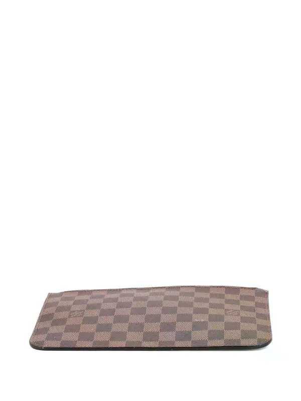 LOUIS VUITTON Neverfull Pochette Damier Large Pouch
