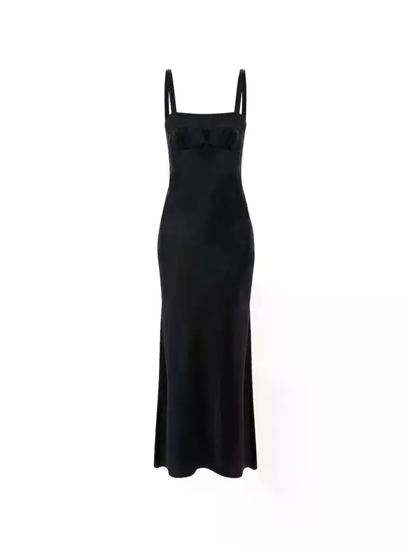 Victoria Beckham Cami Midi Dress - Black