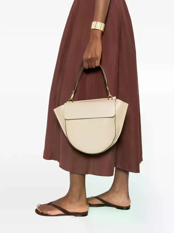 WANDLER Hortensia Flap Shoulder Bag - Neutrals
