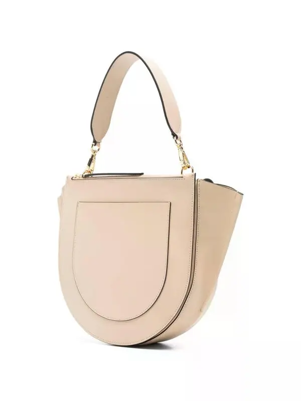 WANDLER Hortensia Flap Shoulder Bag - Neutrals