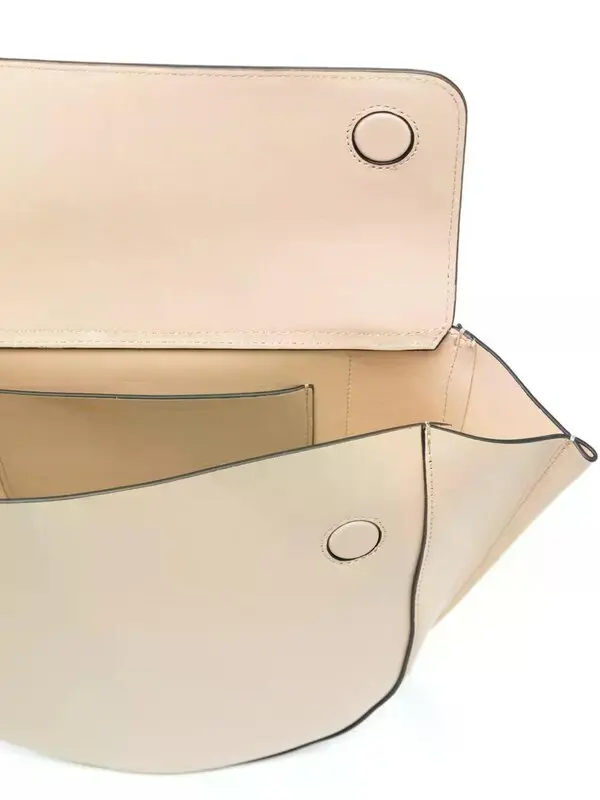 WANDLER Hortensia Flap Shoulder Bag - Neutrals