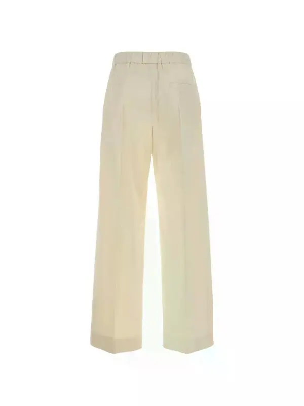 JIL SANDER Wide-leg Cotton Trousers